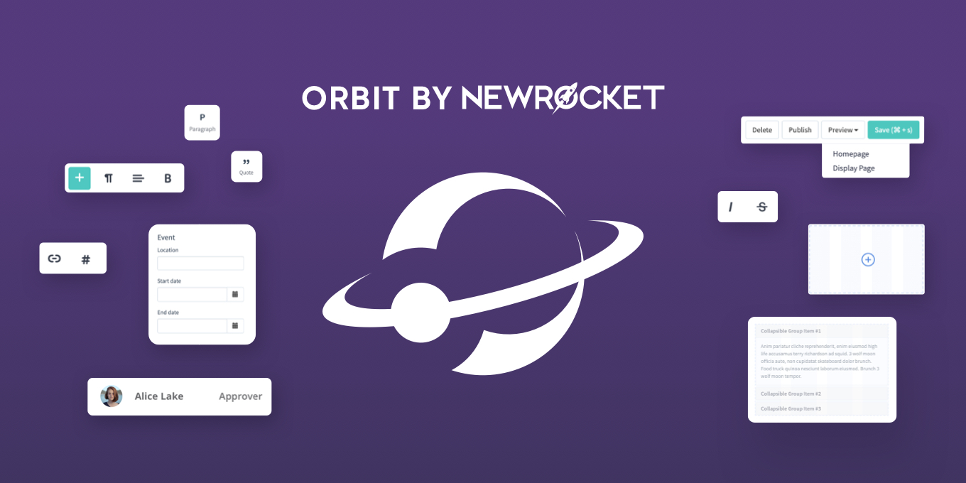 NewRocket Orbit Content Management System