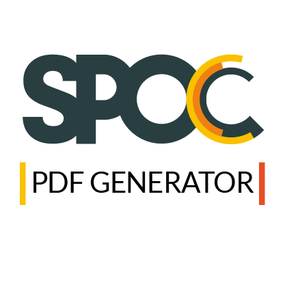 SPOC PDF Generator