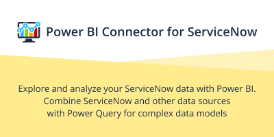 Power BI Connector - ServiceNow App