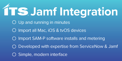 ITS Jamf Integration - ServiceNow App